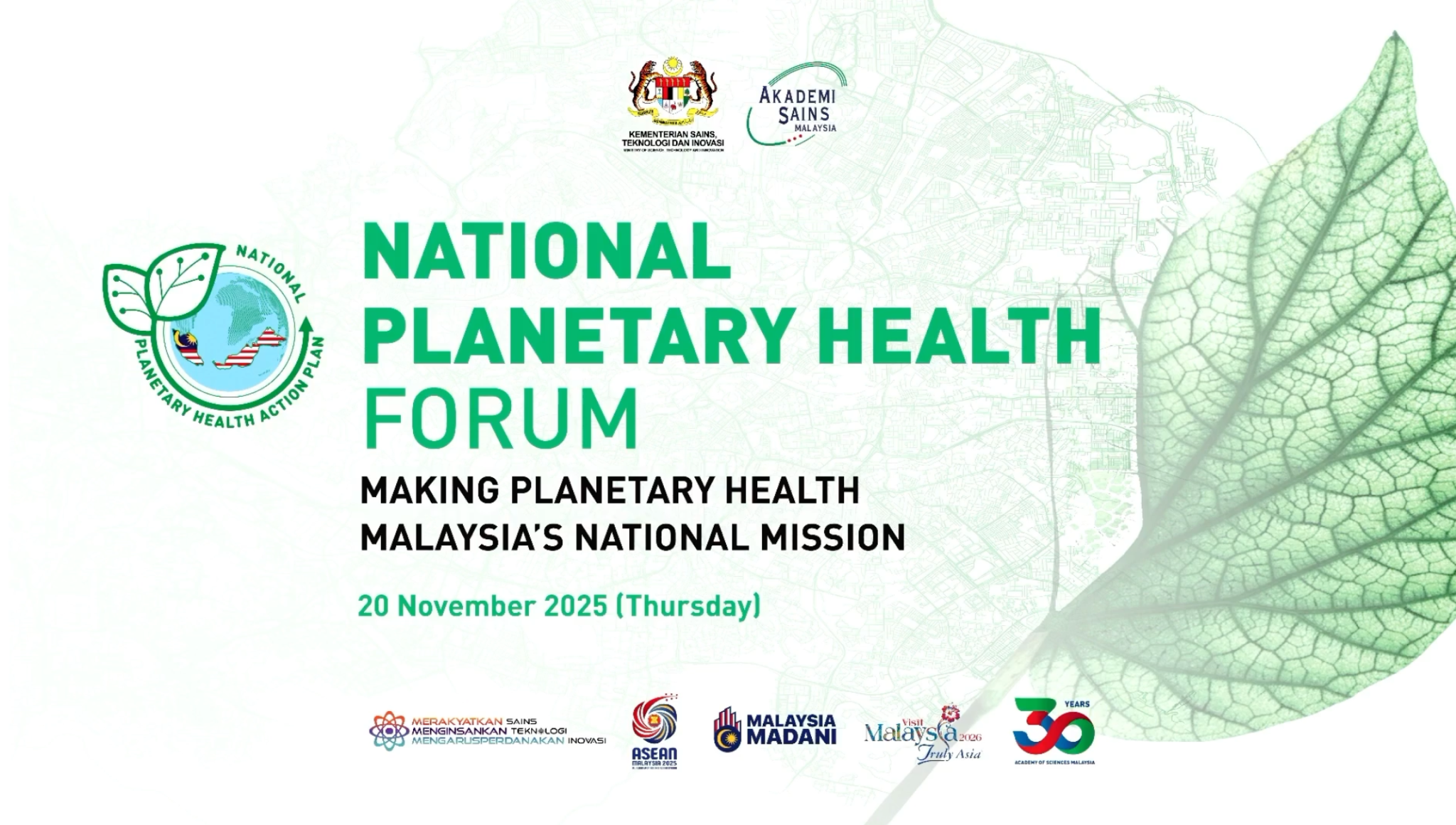 MALAYSIA: ISTIC took part to the National Planetary Health Forum - ISTIC